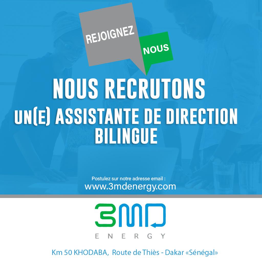 Assistant E De Direction Bilingue 3md Energy