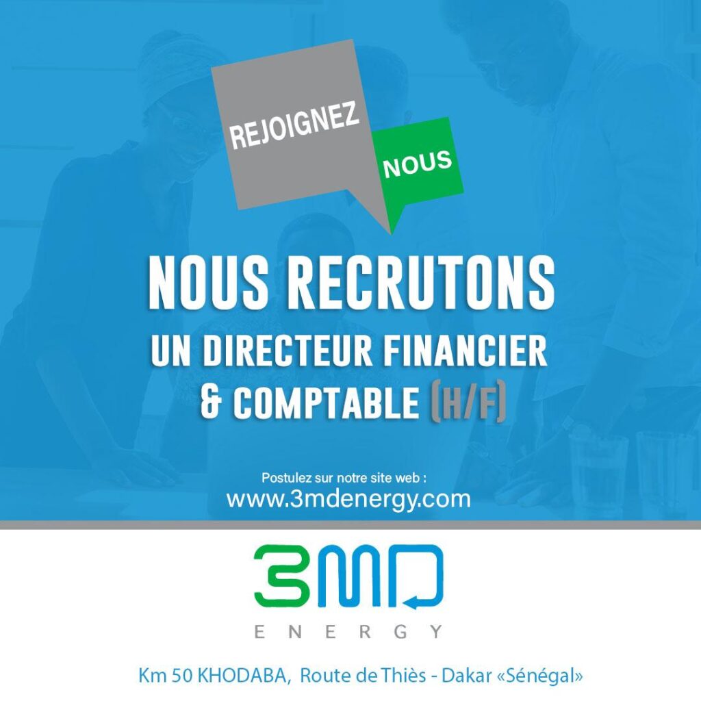 Directeur financier & comptable - 3MD ENERGY